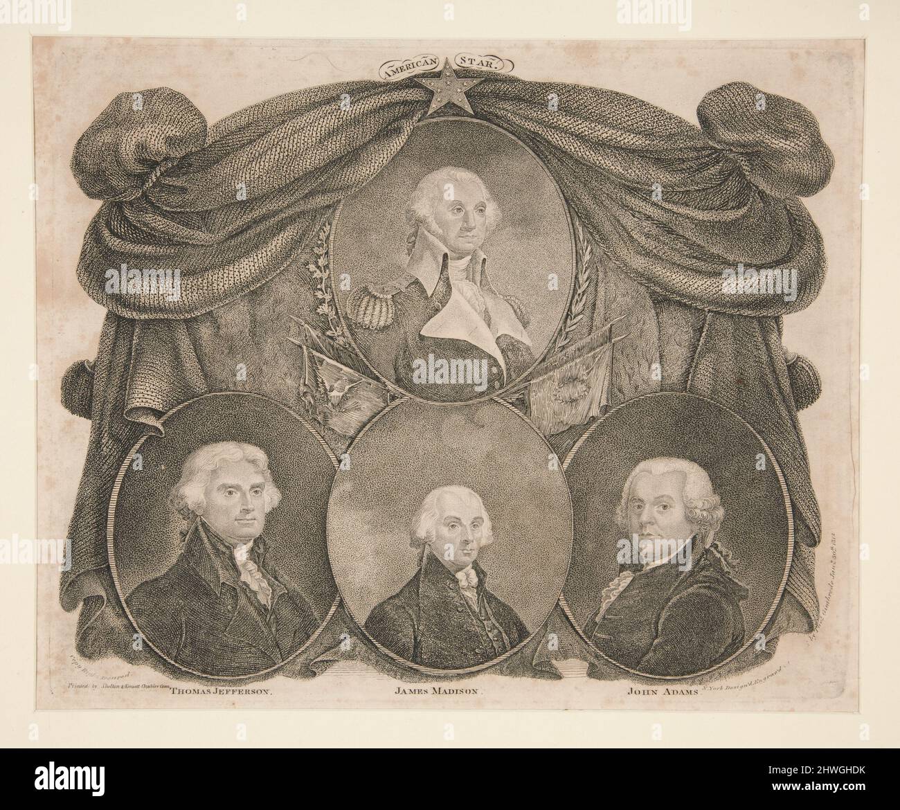 American Star, Washington, Jefferson, Madison, and Adams. Artist ...