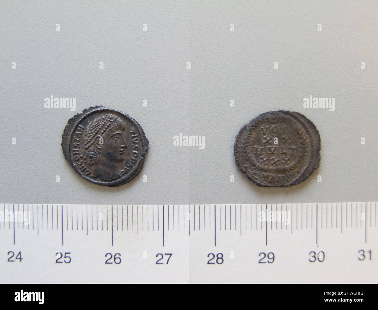 Coin of Constantius II, Emperor of Rome from Antioch. Ruler ...