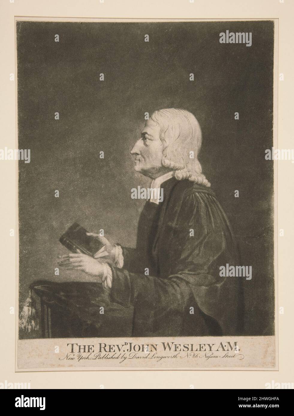 The Rev.d John Wesley A.M.. Engraver: George Graham, British, active ...