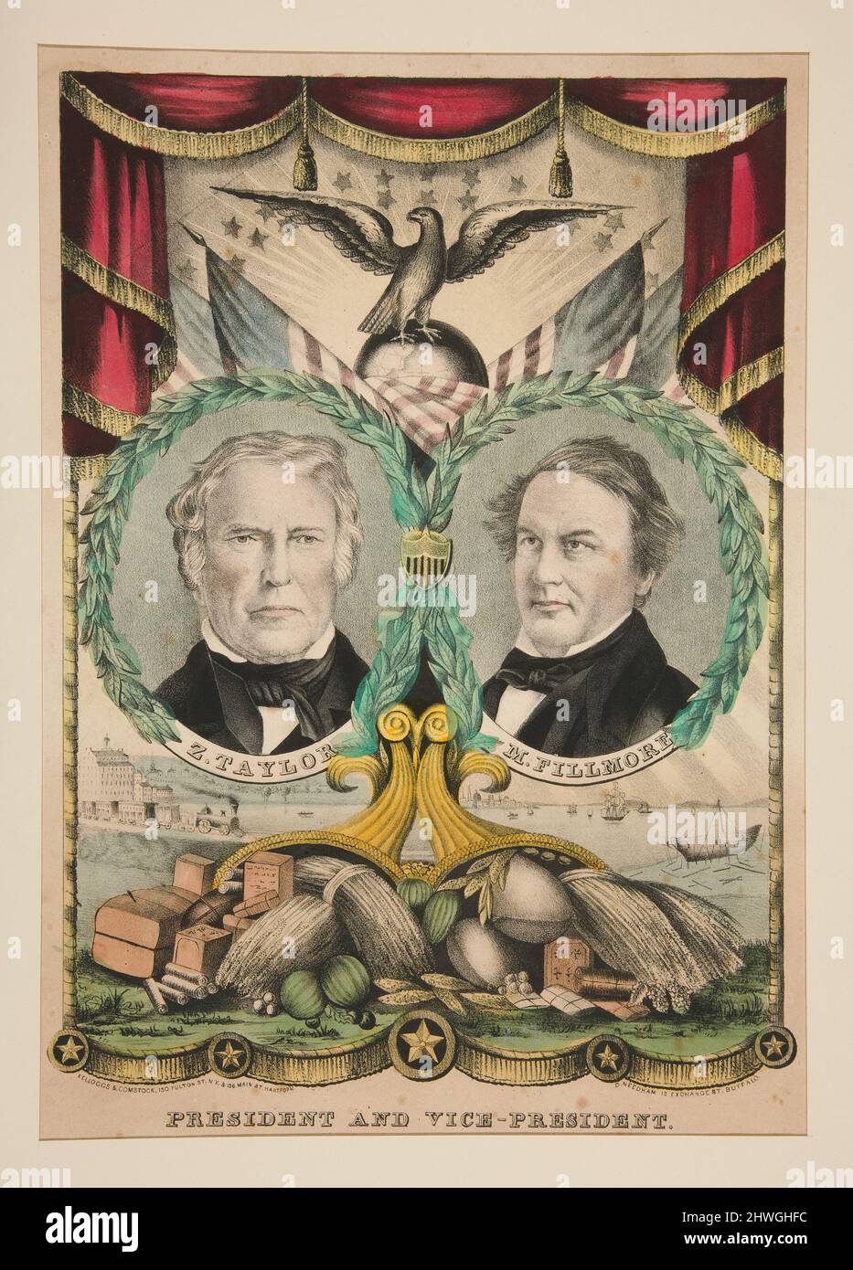 Z. Taylor - M. Fillmore, President & Vice President. Lithographer ...