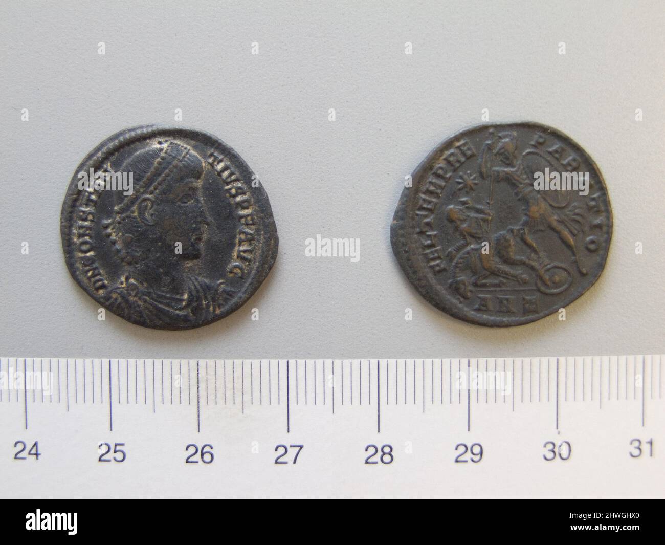 1 Nummus of Constantius II, Emperor of Rome from Antioch. Ruler ...