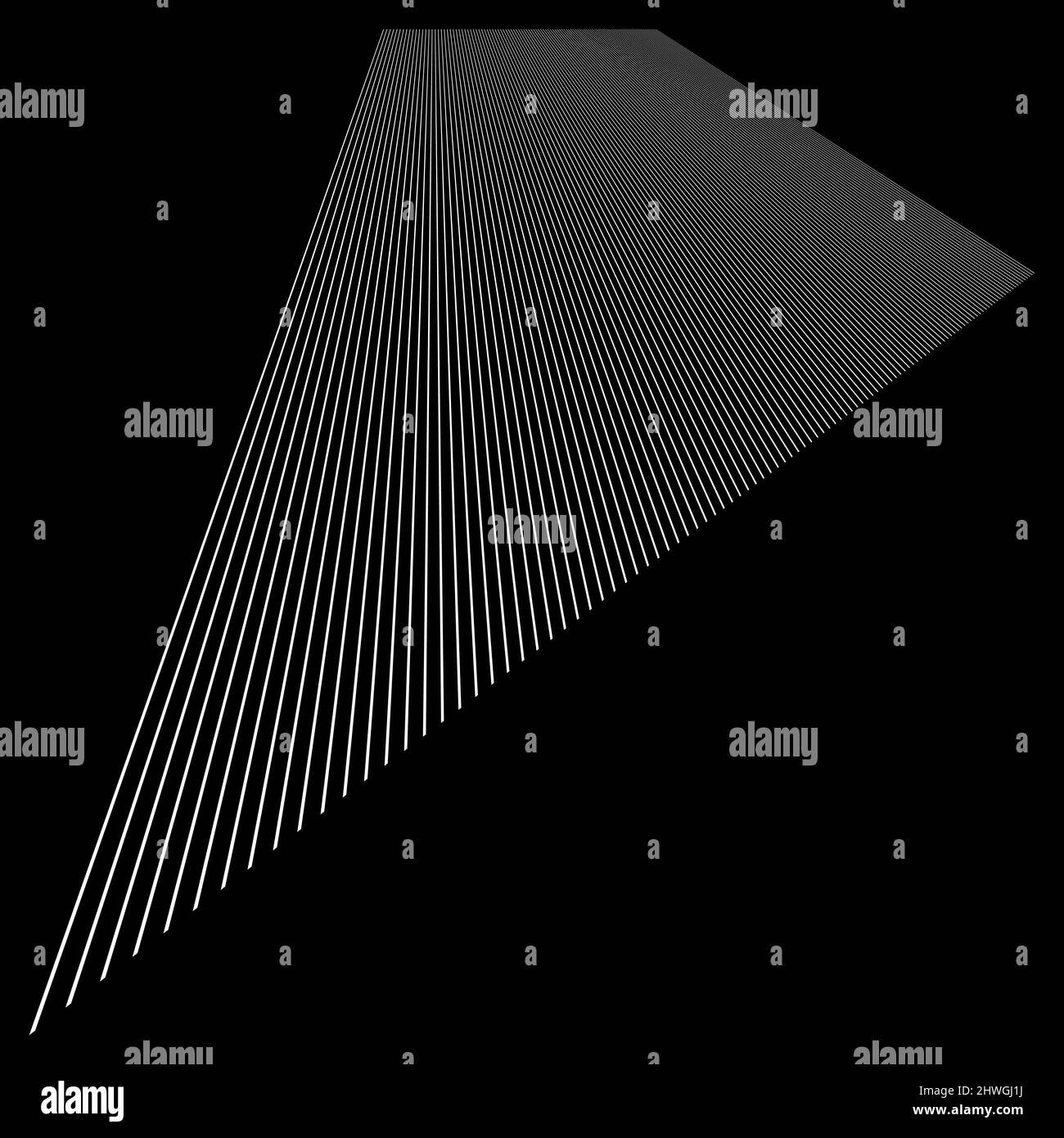 3D lines in perspective, Angled, slanting, oblique and diagonal lines ...