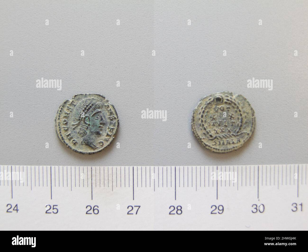 1 Nummus of Constans I, Emperor of Rome from Alexandria. Ruler ...