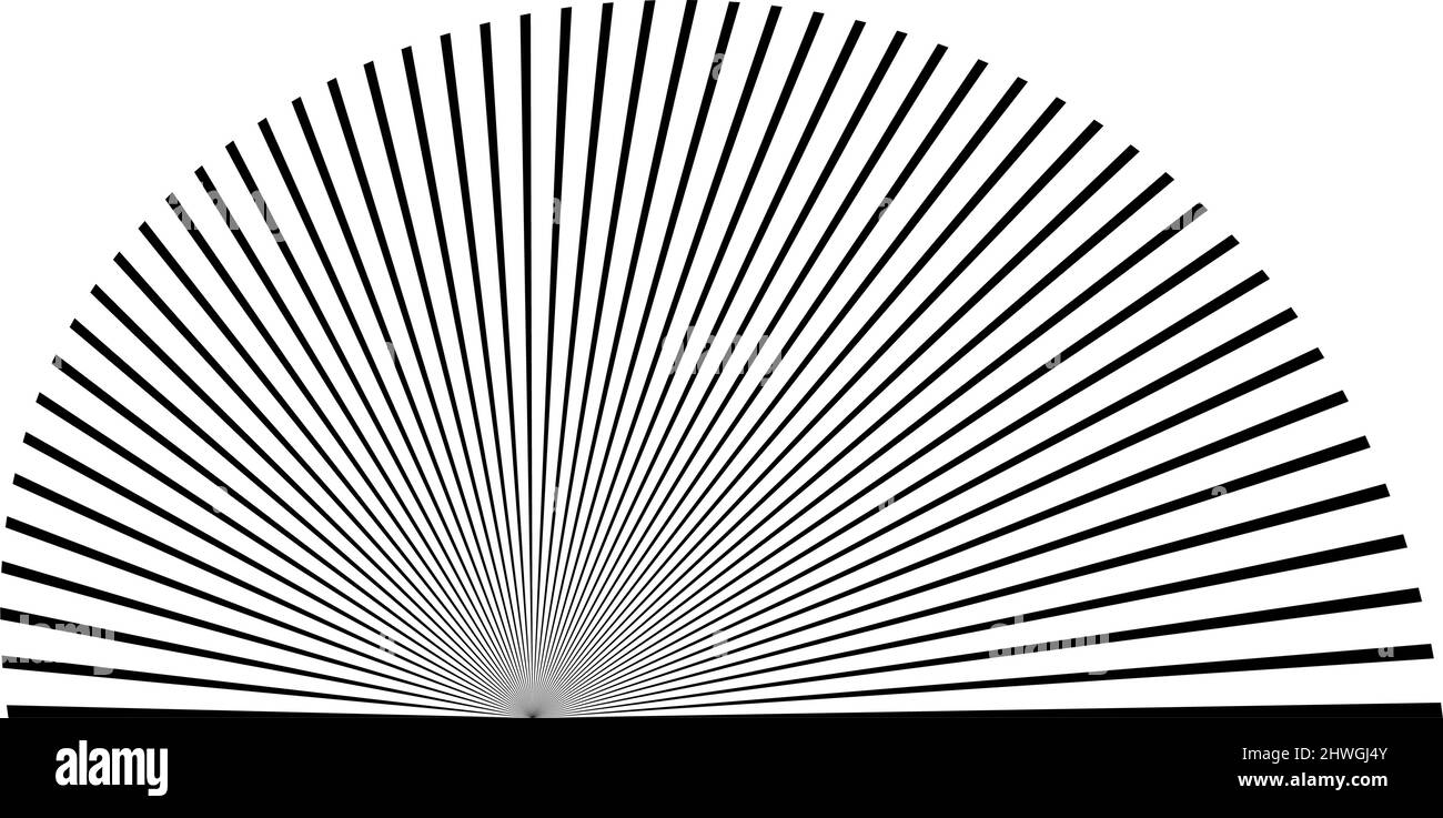 Bent abstract curved lines, stripes element - stock vector illustration ...