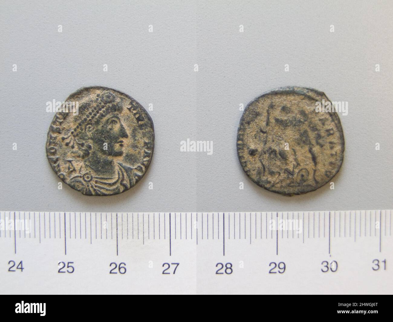 1 Nummus of Constantius II, Emperor of Rome. Ruler: Constantius II ...