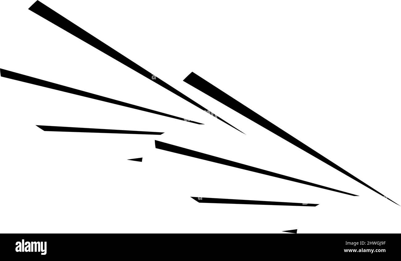 Bent abstract curved lines, stripes element - stock vector illustration ...