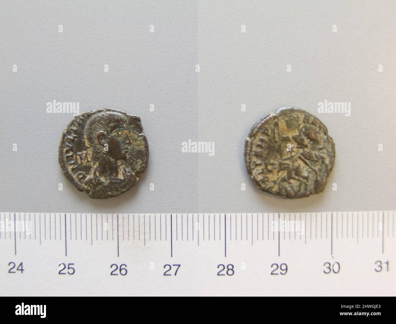 Nummus of Julian II, Caesar, Augustus. Ruler: Julian, Emperor of Rome ...