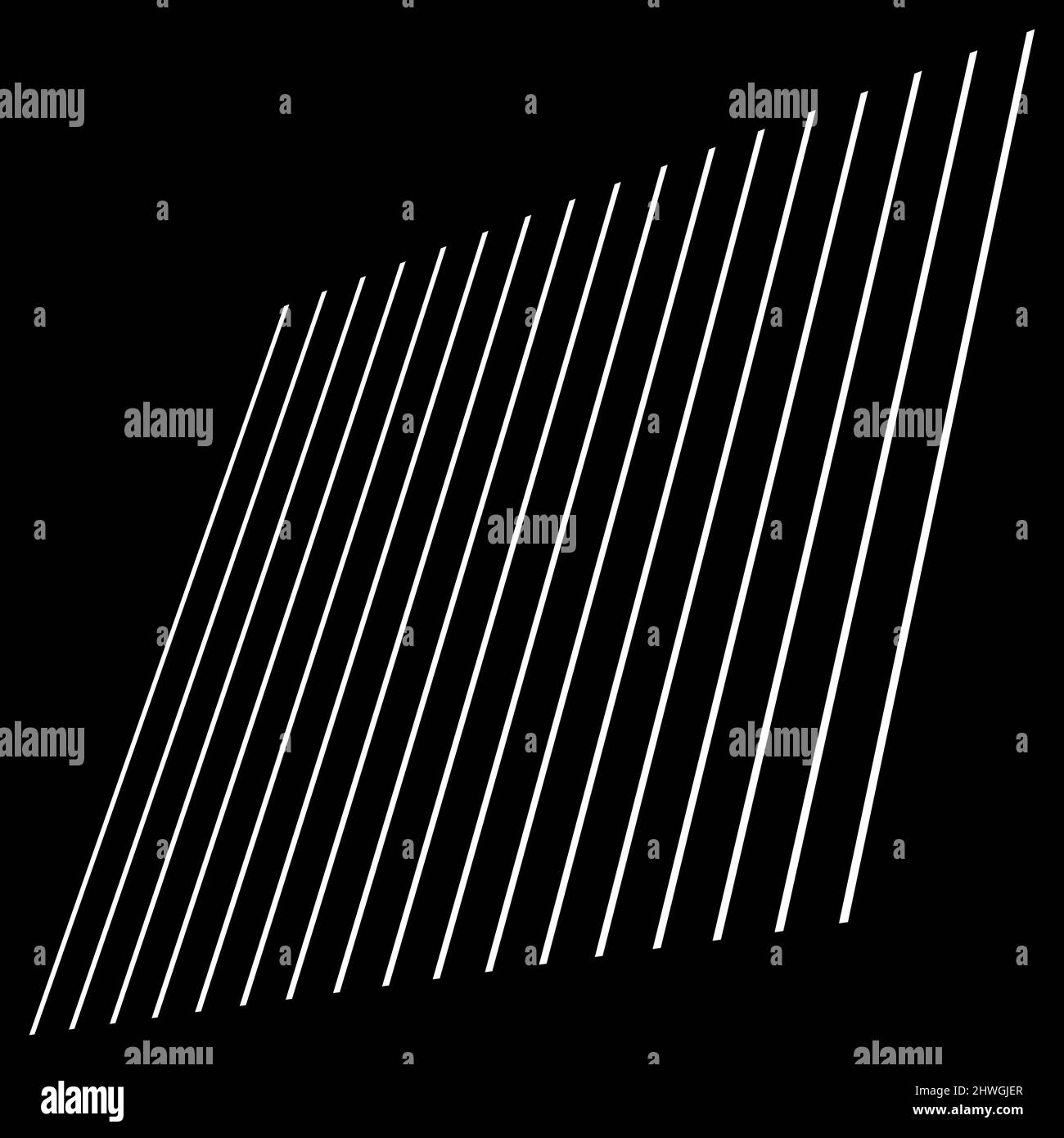 3D lines in perspective, Angled, slanting, oblique and diagonal lines ...