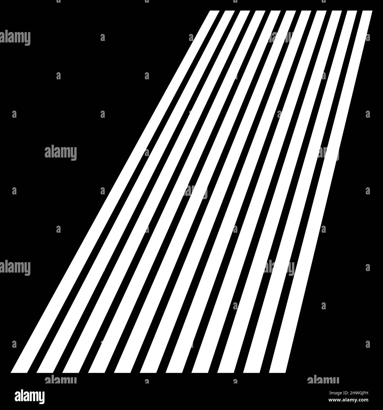 3D lines in perspective, Angled, slanting, oblique and diagonal lines ...