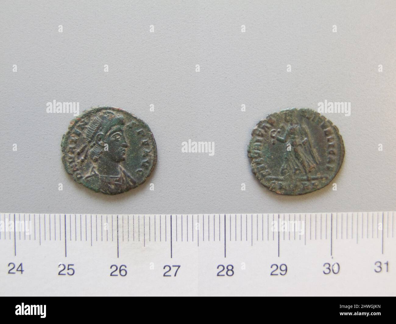1 Nummus of Valens, Emperor of the Roman Empire from Rome. Ruler ...