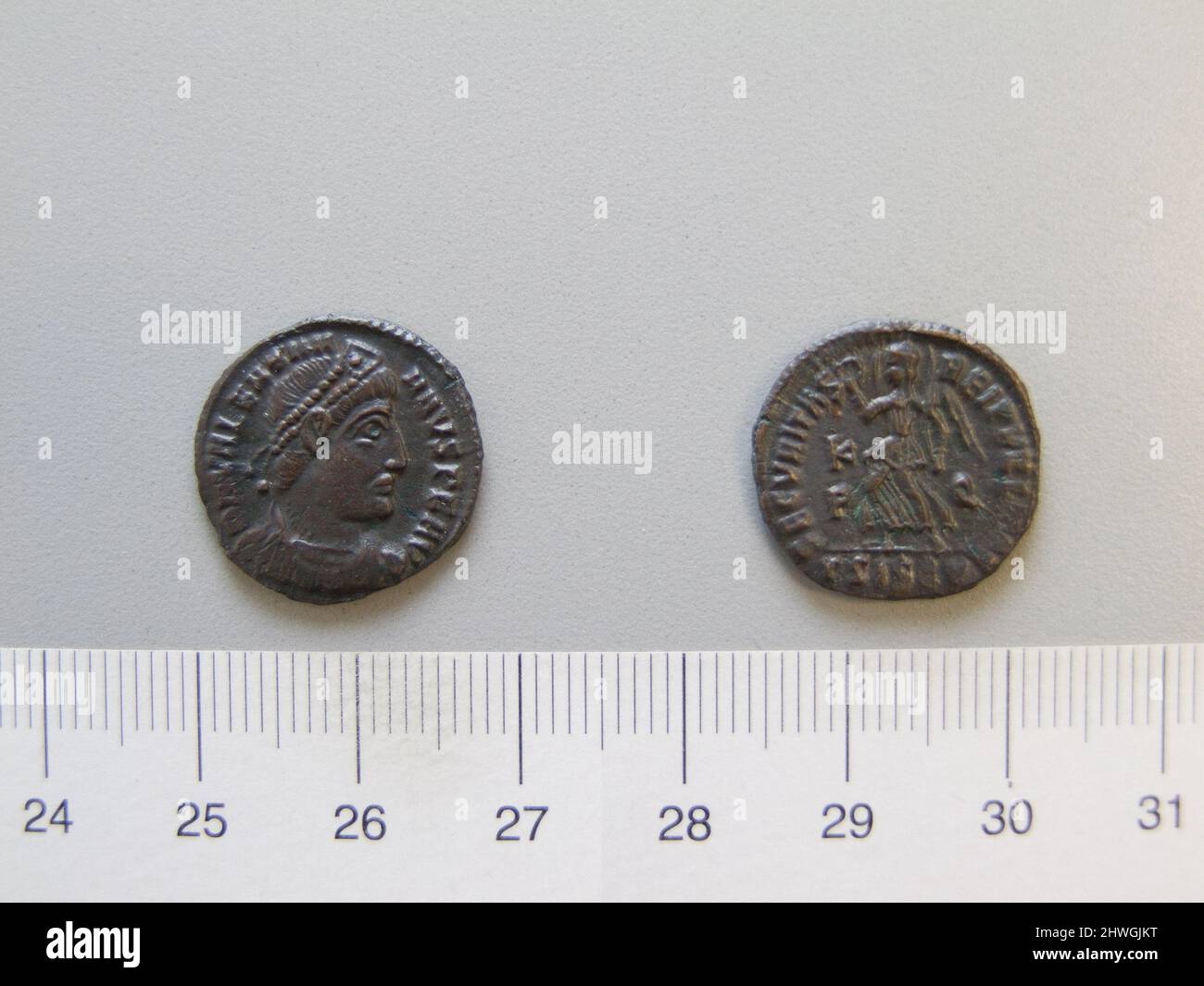 1 Nummus of Valentinian I, Emperor of Rome from Siscia. Ruler ...