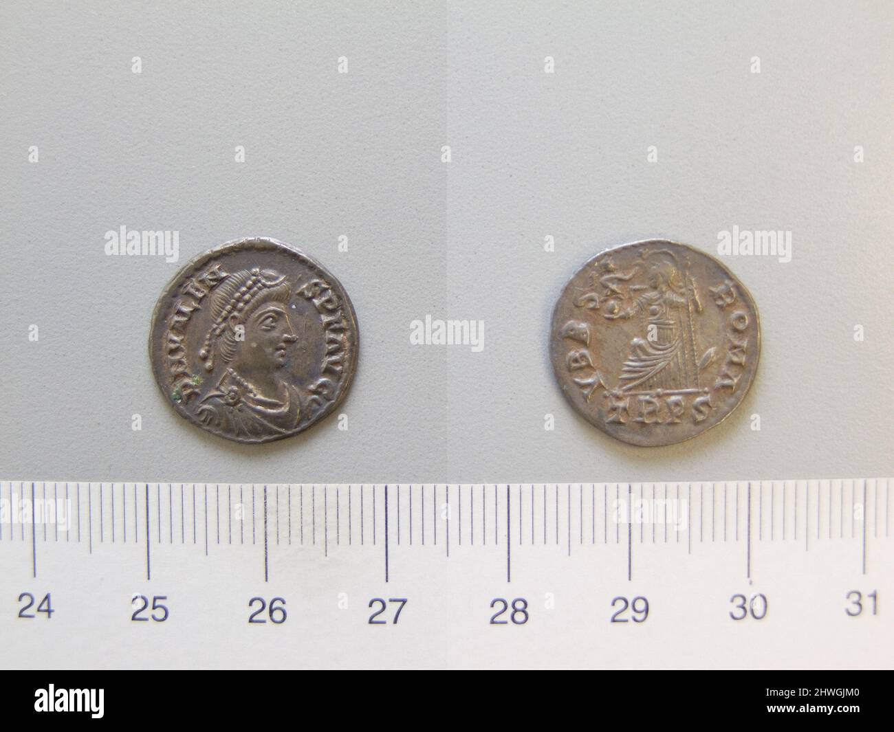 Milliarensis of Valens, Emperor of the Roman Empire from Trier. Ruler ...