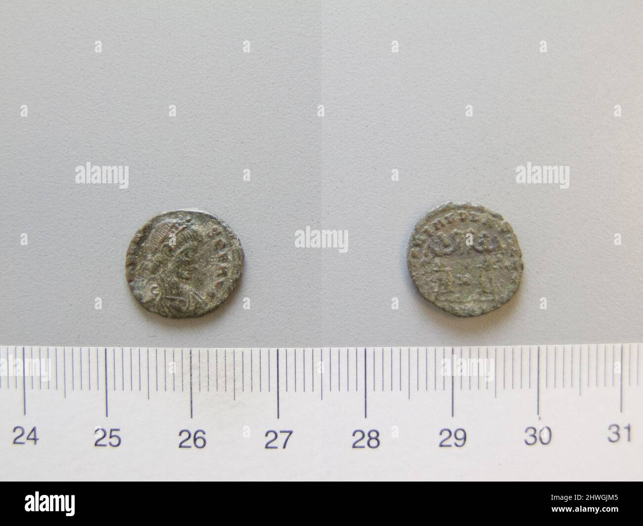 1 Nummus of Valens, Emperor of the Roman Empire from Rome. Ruler ...