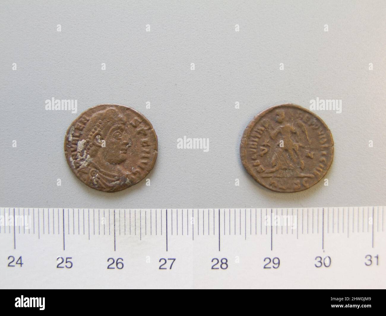 1 Nummus of Valens, Emperor of the Roman Empire from Siscia. Ruler ...
