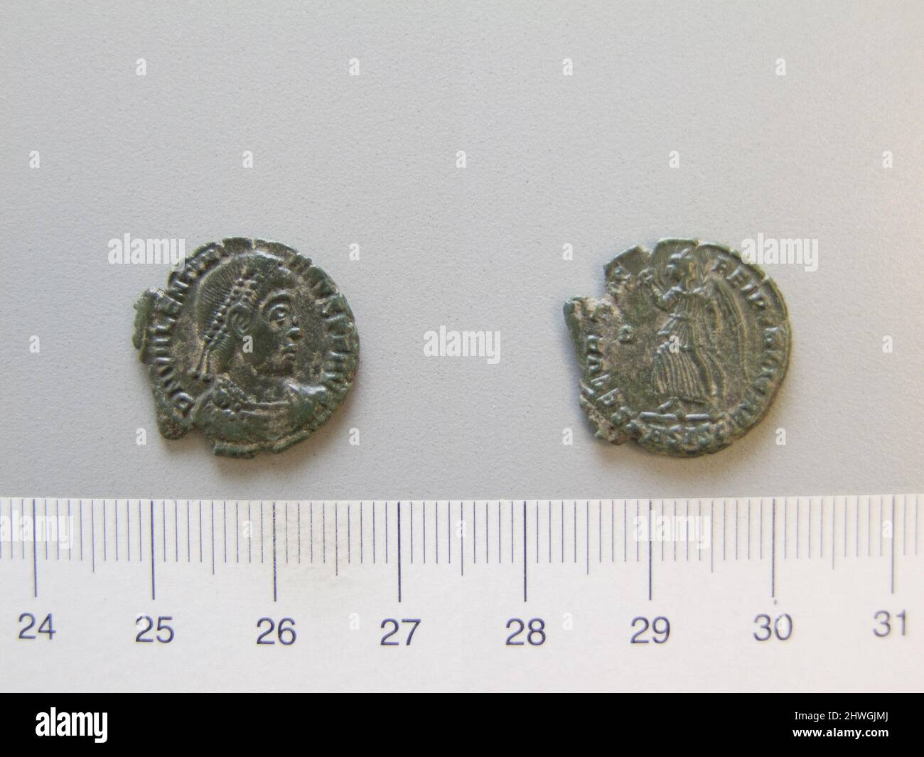 1 Nummus of Valentinian I, Emperor of Rome from Siscia. Ruler ...