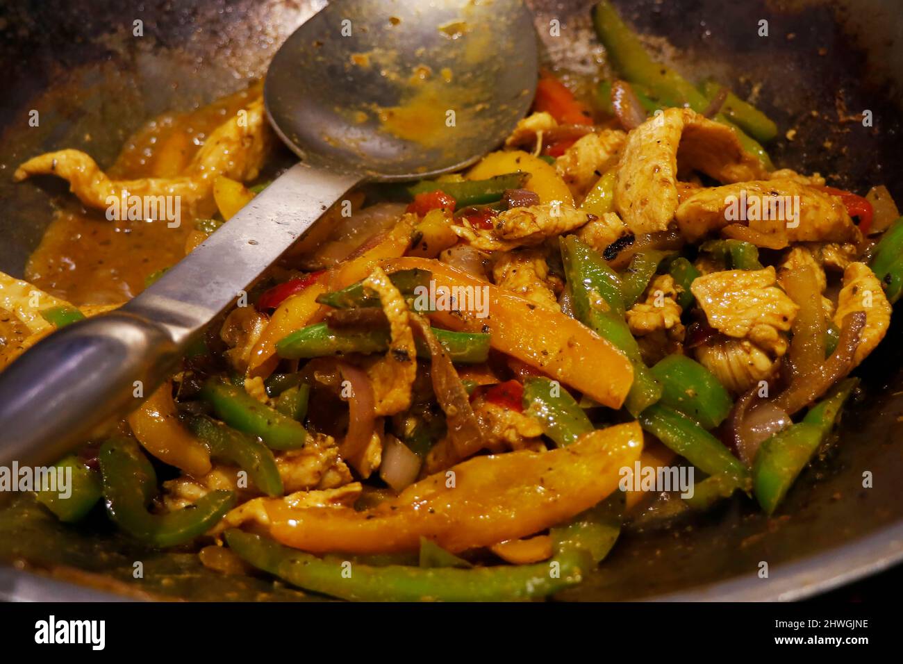 Asian pan cooked chicken hi-res stock photography and images - Alamy