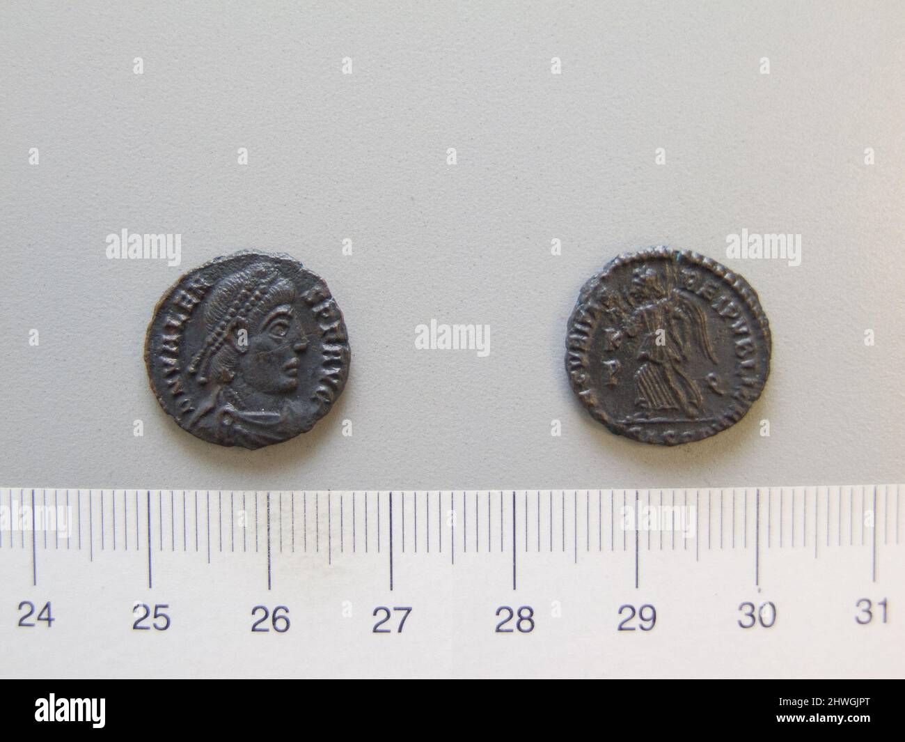 1 Nummus of Valens, Emperor of the Roman Empire from Siscia. Ruler ...