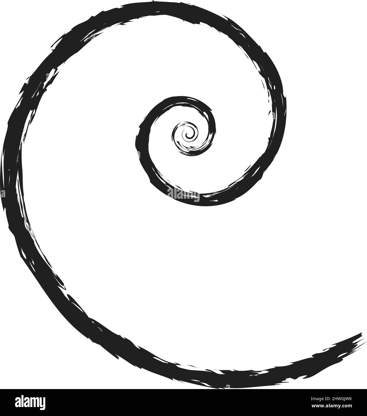 Spirals, swirl, twirl design element vector - stock vector illustration, clip-art graphics Stock ...