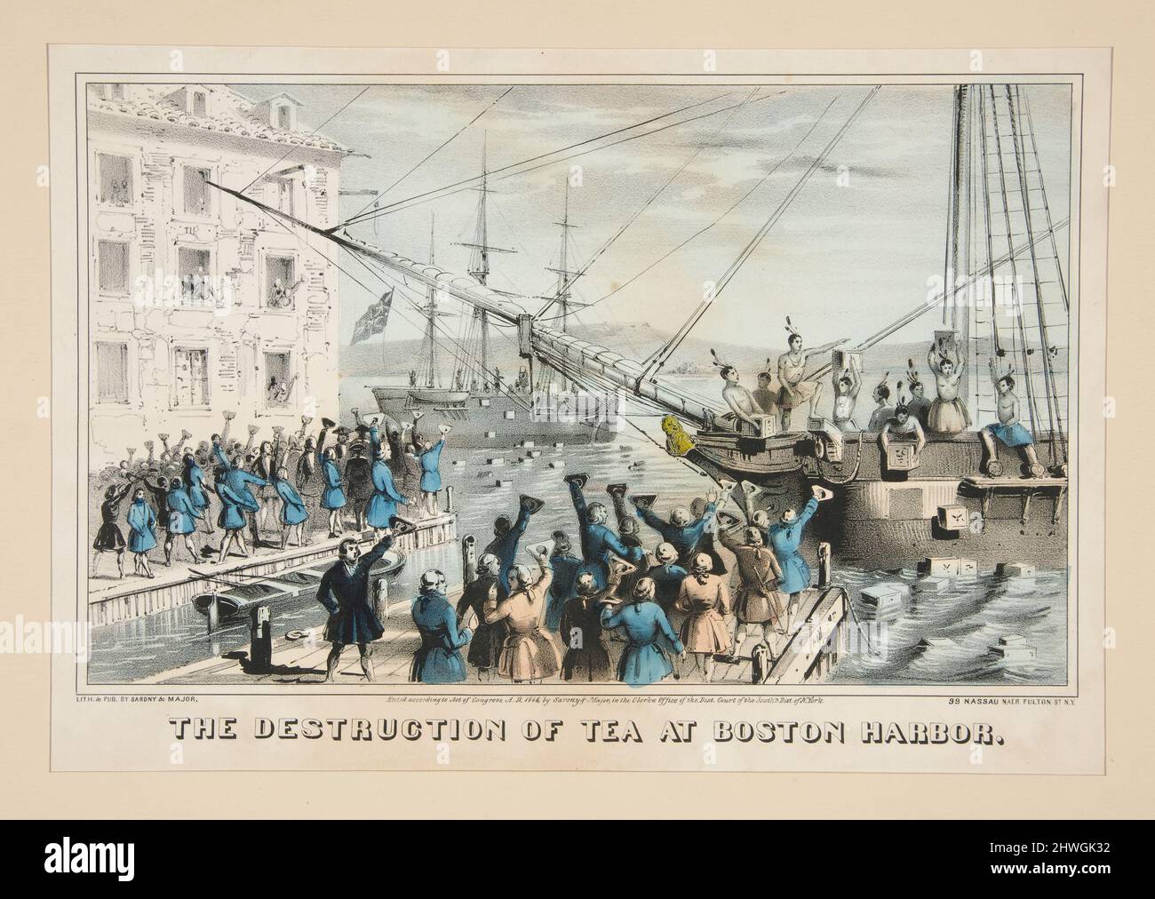 Harbor new york 1773 hi-res stock photography and images - Alamy
