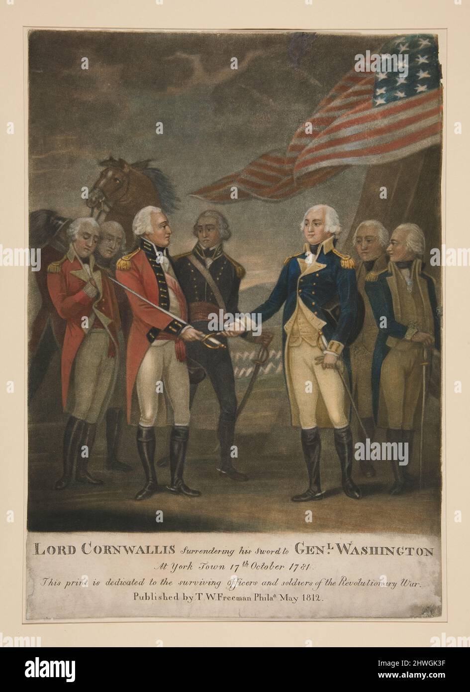 Lord cornwallis surrender hi-res stock photography and images - Alamy