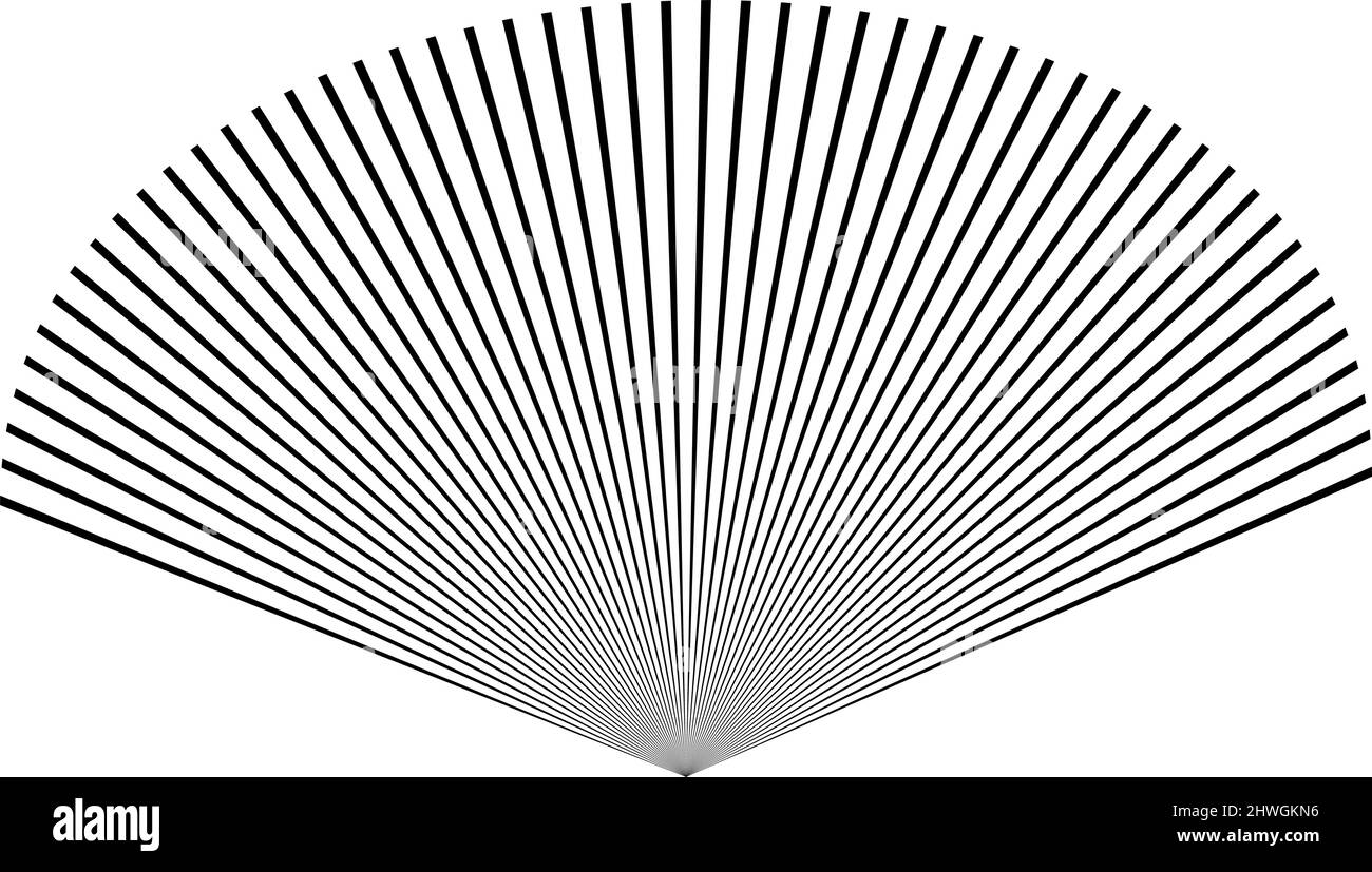 Bent abstract curved lines, stripes element - stock vector illustration ...