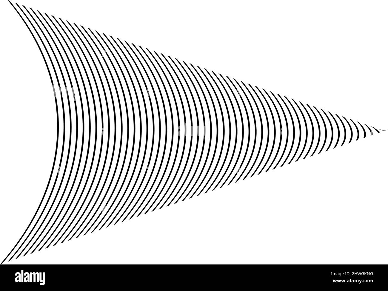 Horizontal vertical curved lines Stock Vector Images - Alamy