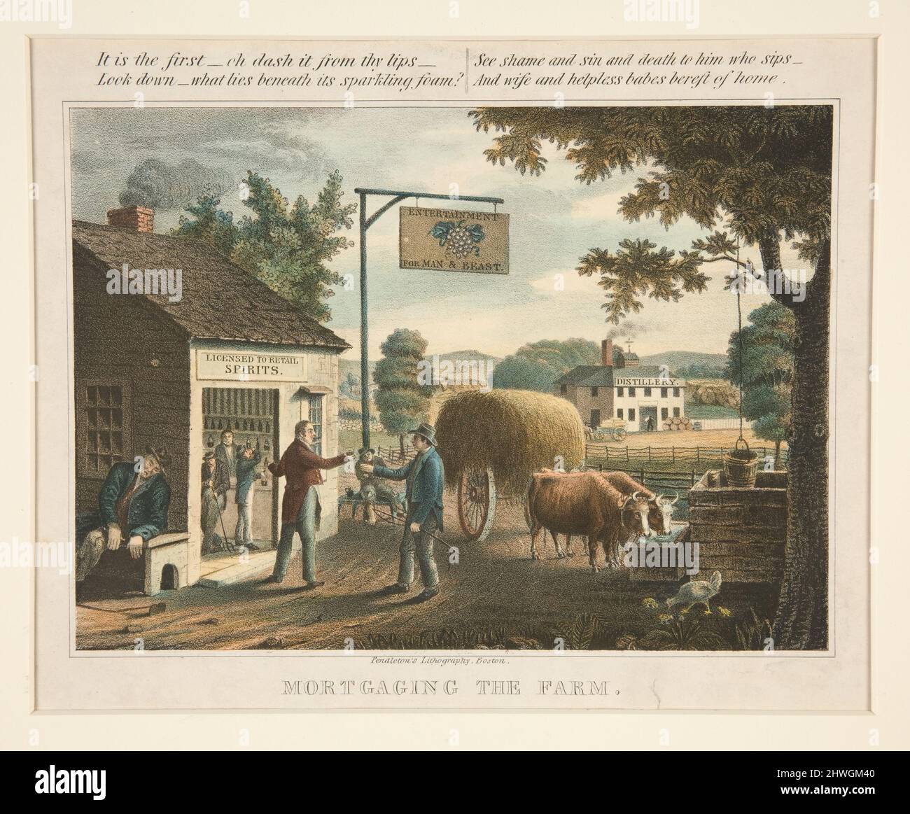Mortgaging the Farm. Lithographer: Unknown Publisher: Pendleton’s ...