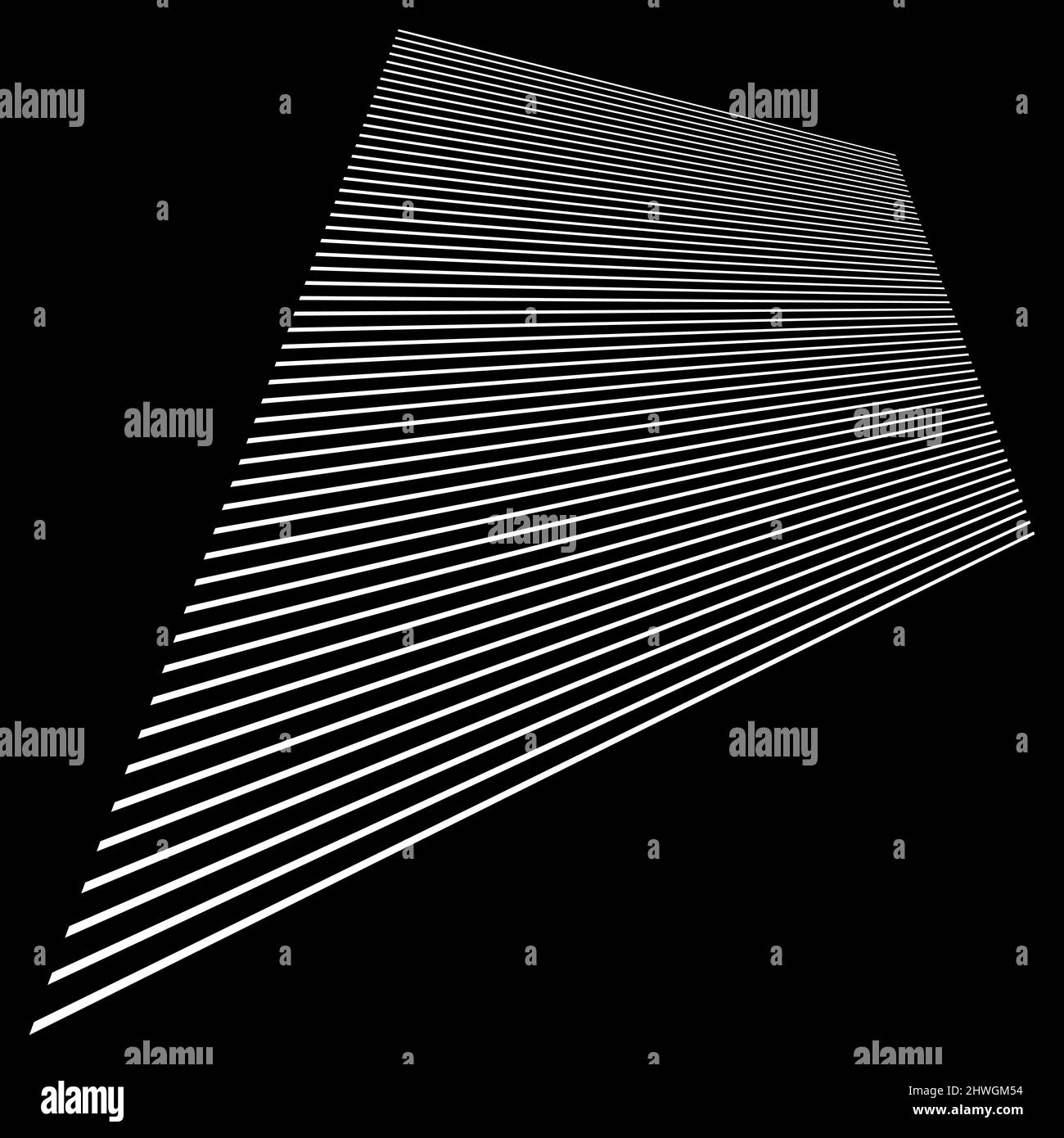 3D lines in perspective, Angled, slanting, oblique and diagonal lines ...