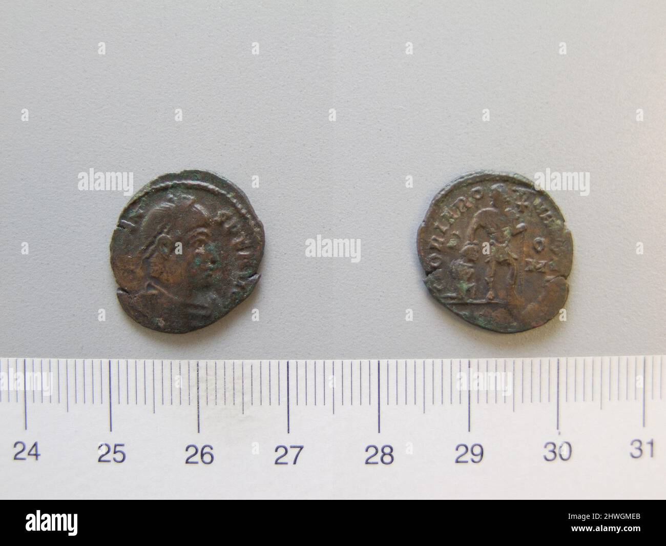 1 Nummus of Valens, Emperor of the Roman Empire from Thessalonica ...