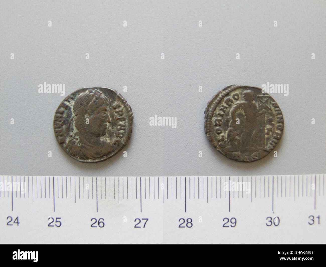 1 Nummus of Valens, Emperor of the Roman Empire from Thessalonica ...