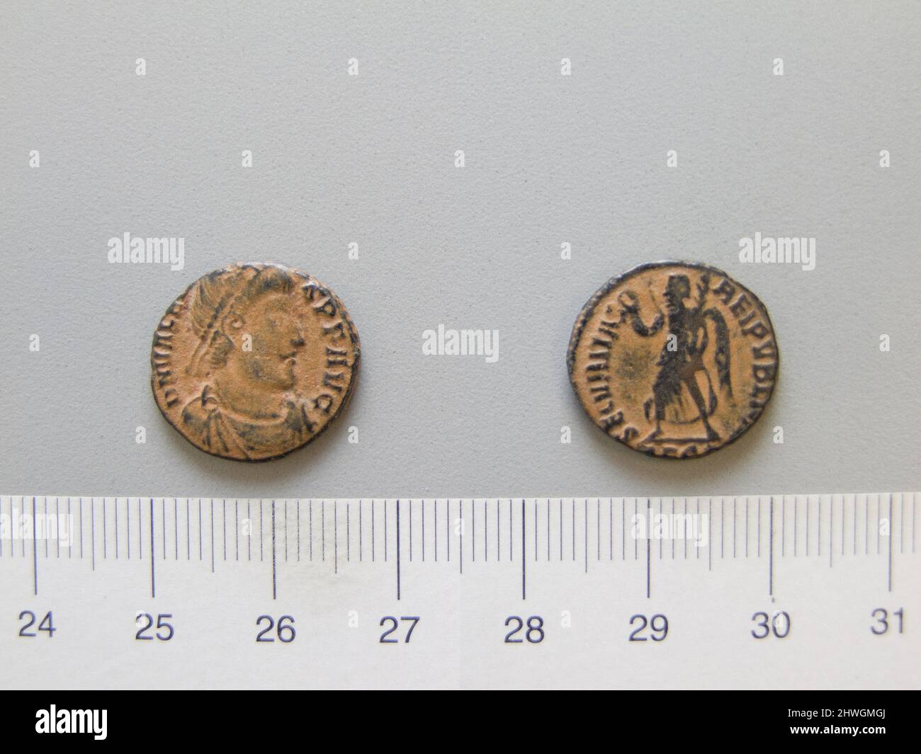 1 Nummus of Valens, Emperor of the Roman Empire from Thessalonica ...