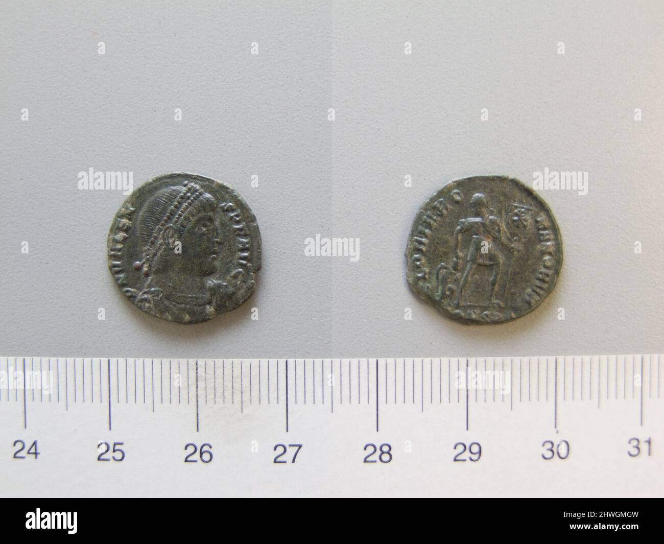 1 Nummus of Valens, Emperor of the Roman Empire from Constantinople ...