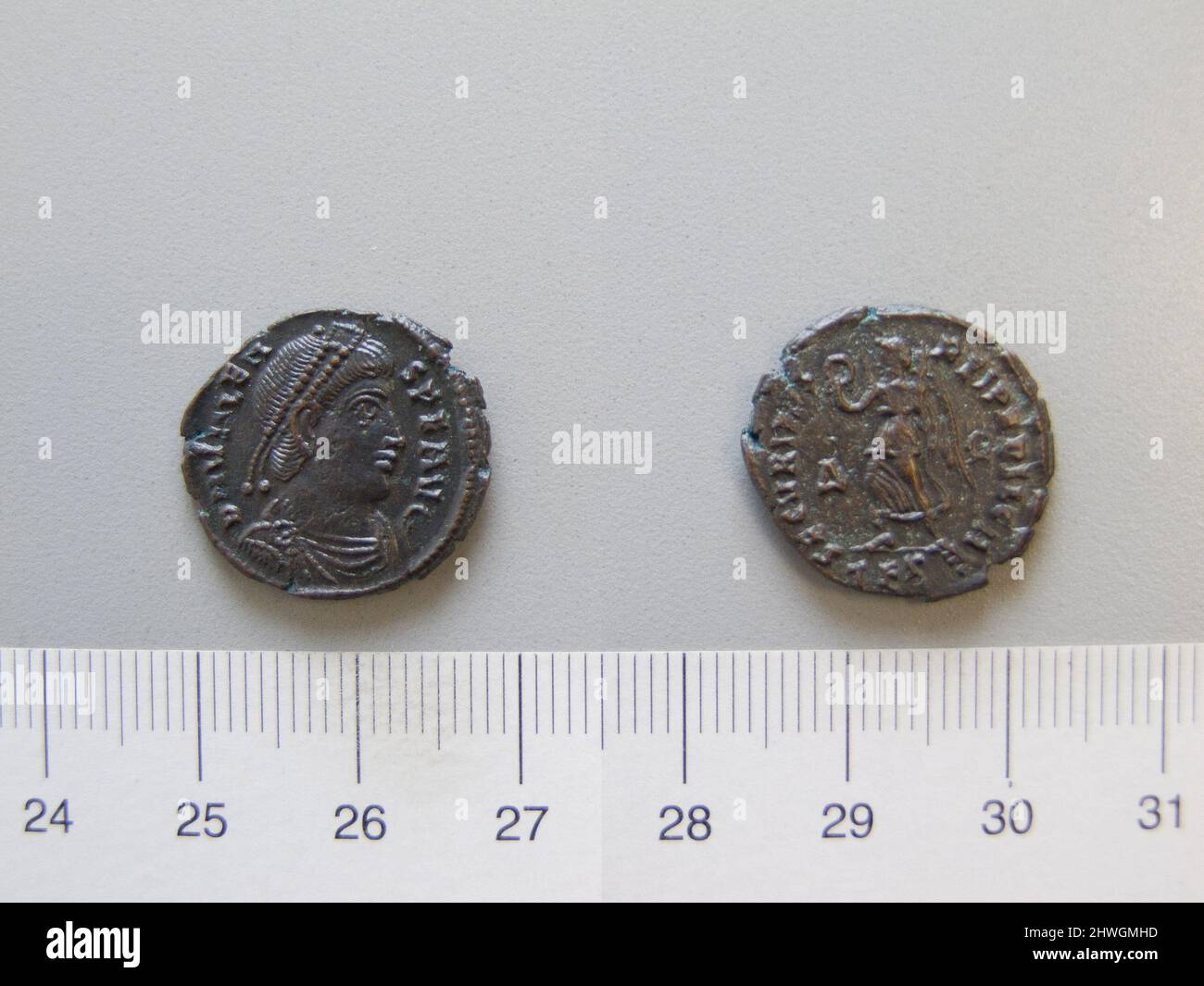 1 Nummus of Valens, Emperor of the Roman Empire from Thessalonica ...