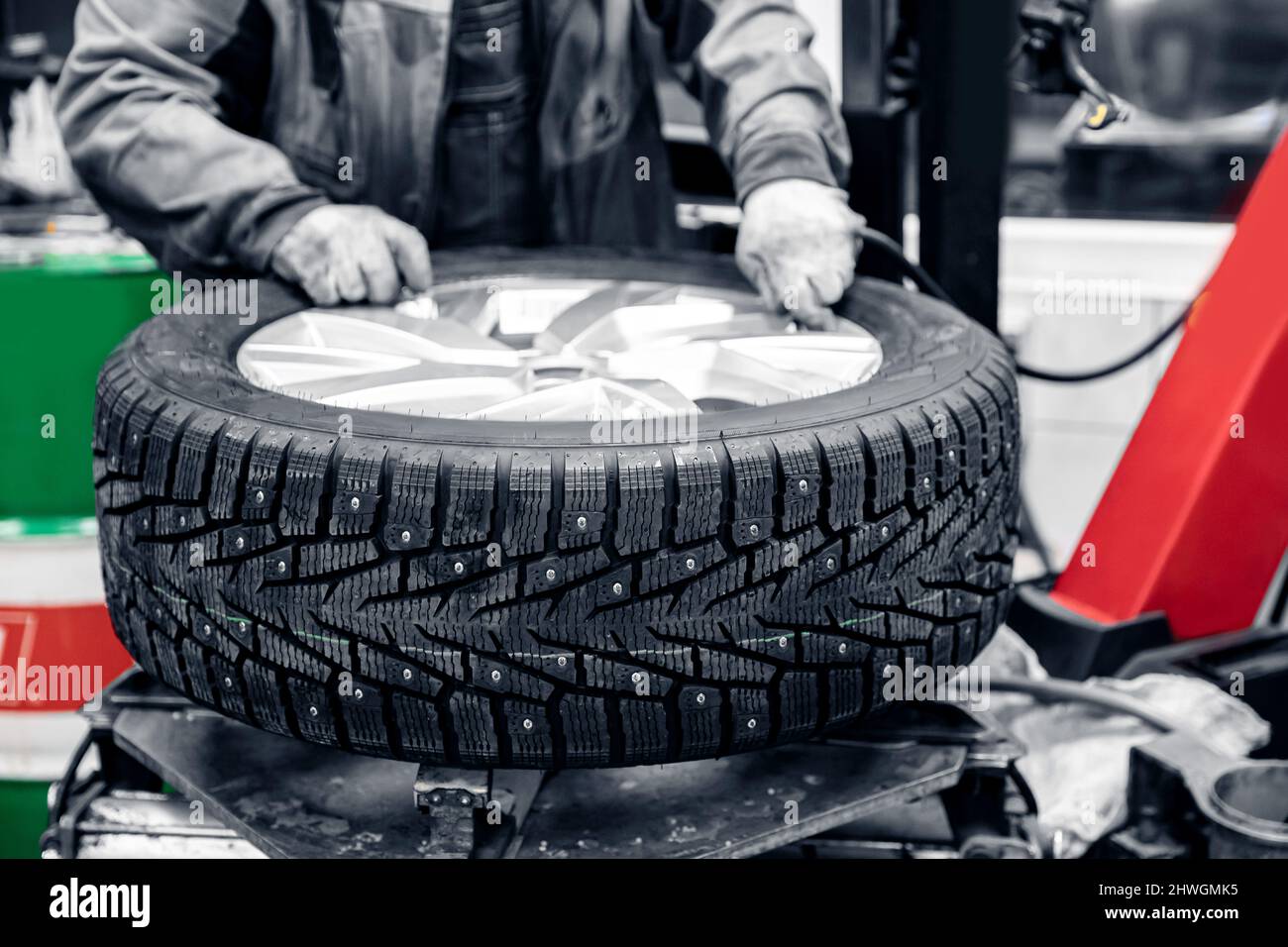 Puncture pneumatic hi-res stock photography and images - Alamy