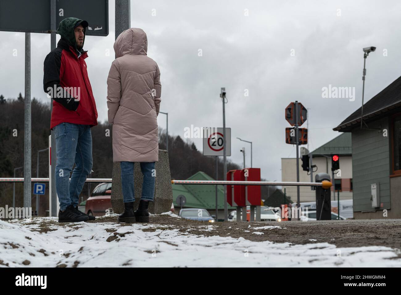 Border checkpoint in kroscienko hi-res stock photography and images - Alamy