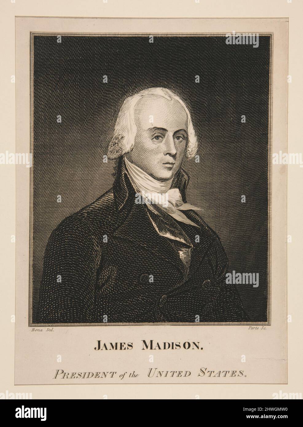 Portrait u s president james madison hi-res stock photography and ...