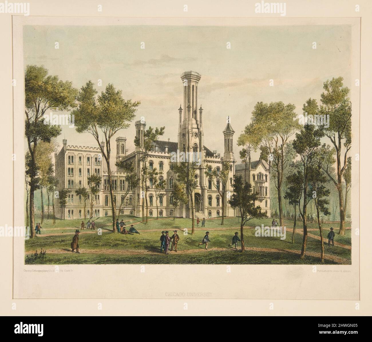Chicago University. Lithographer: Unknown Printer: Chicago ...
