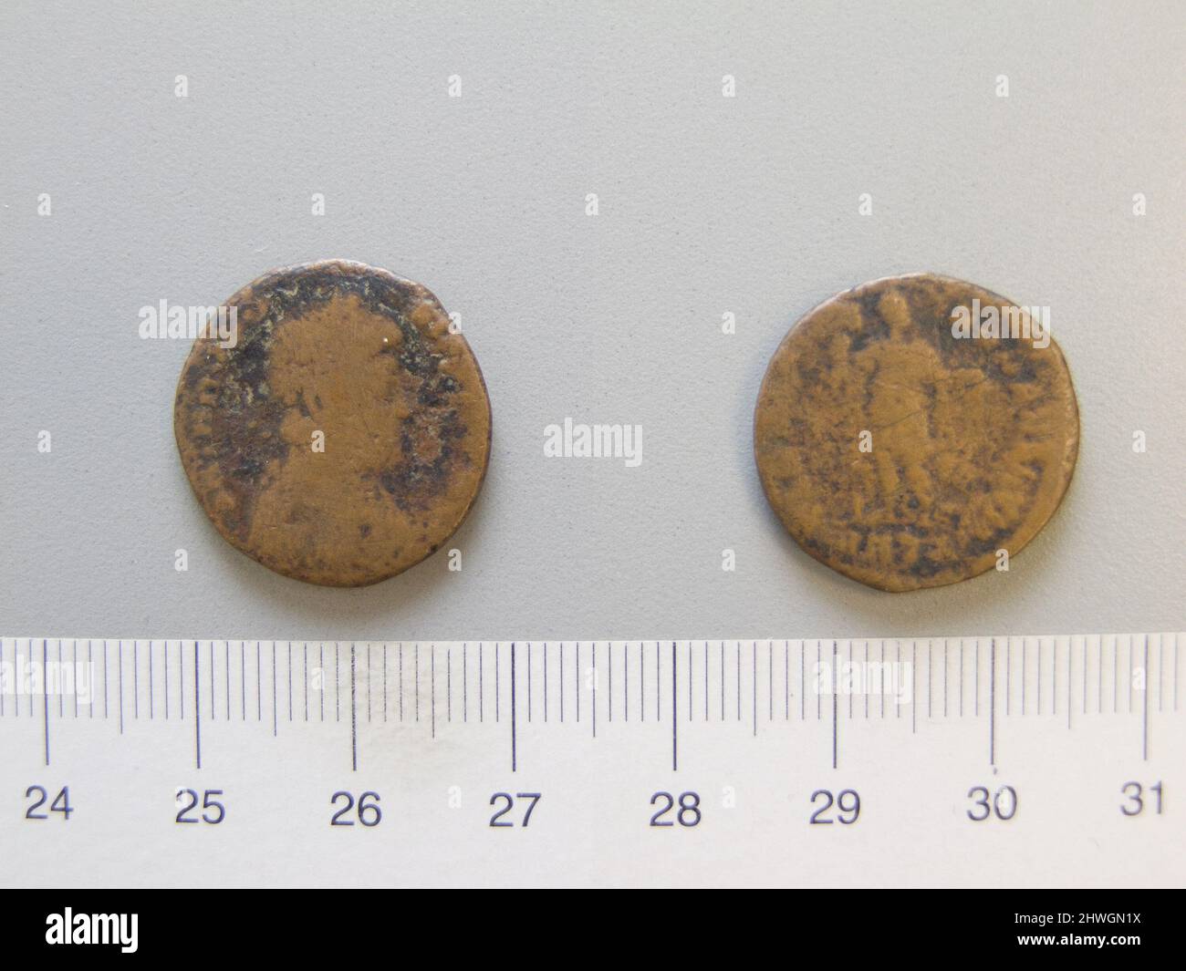 1 Nummus of Theodosius I, Emperor of Rome from Antioch. Ruler ...