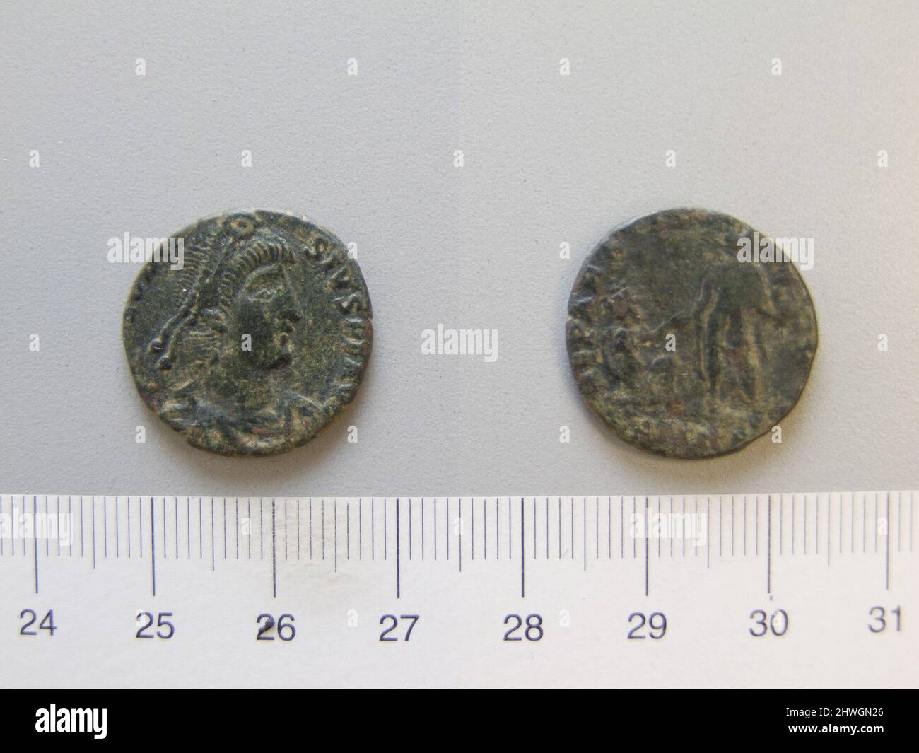 1 Nummus of Theodosius I, Emperor of Rome from Antioch. Ruler ...