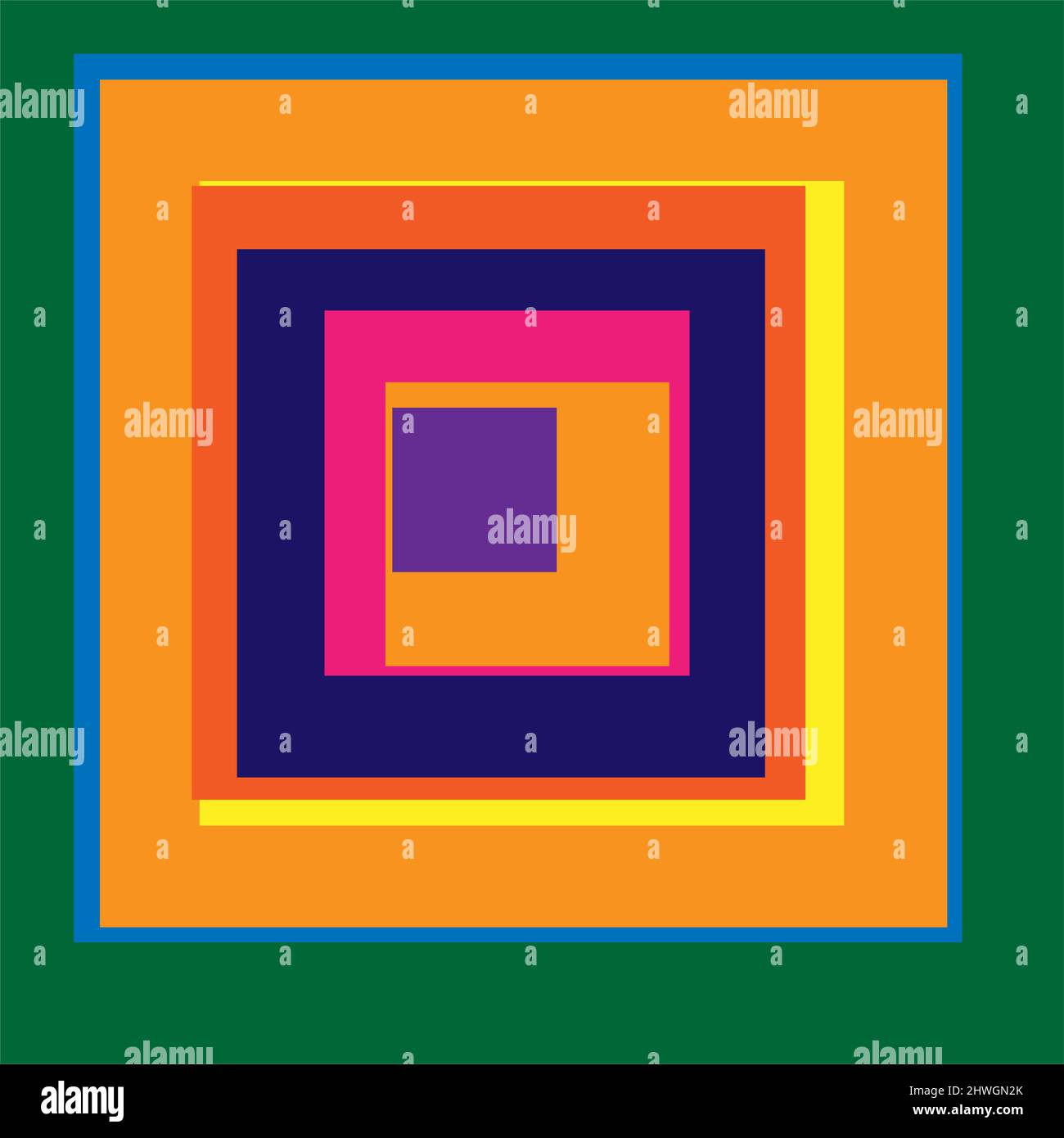 Colorful random squares abstract geometric element - stock vector ...