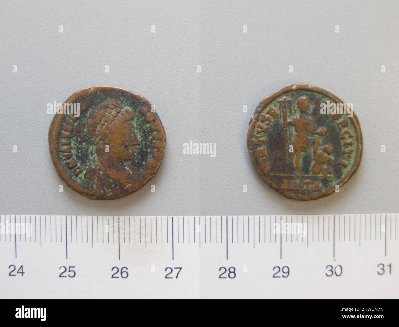 1 Nummus of Valentinian I, Emperor of Rome from Antioch. Ruler ...