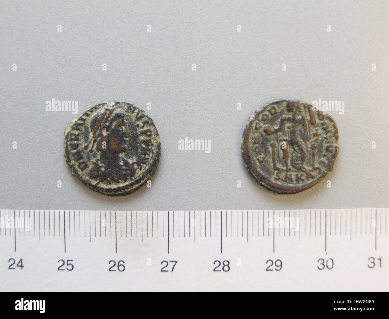 1 Nummus of Gratian, Emperor of Rome from Cyzicus. Ruler: Gratian ...