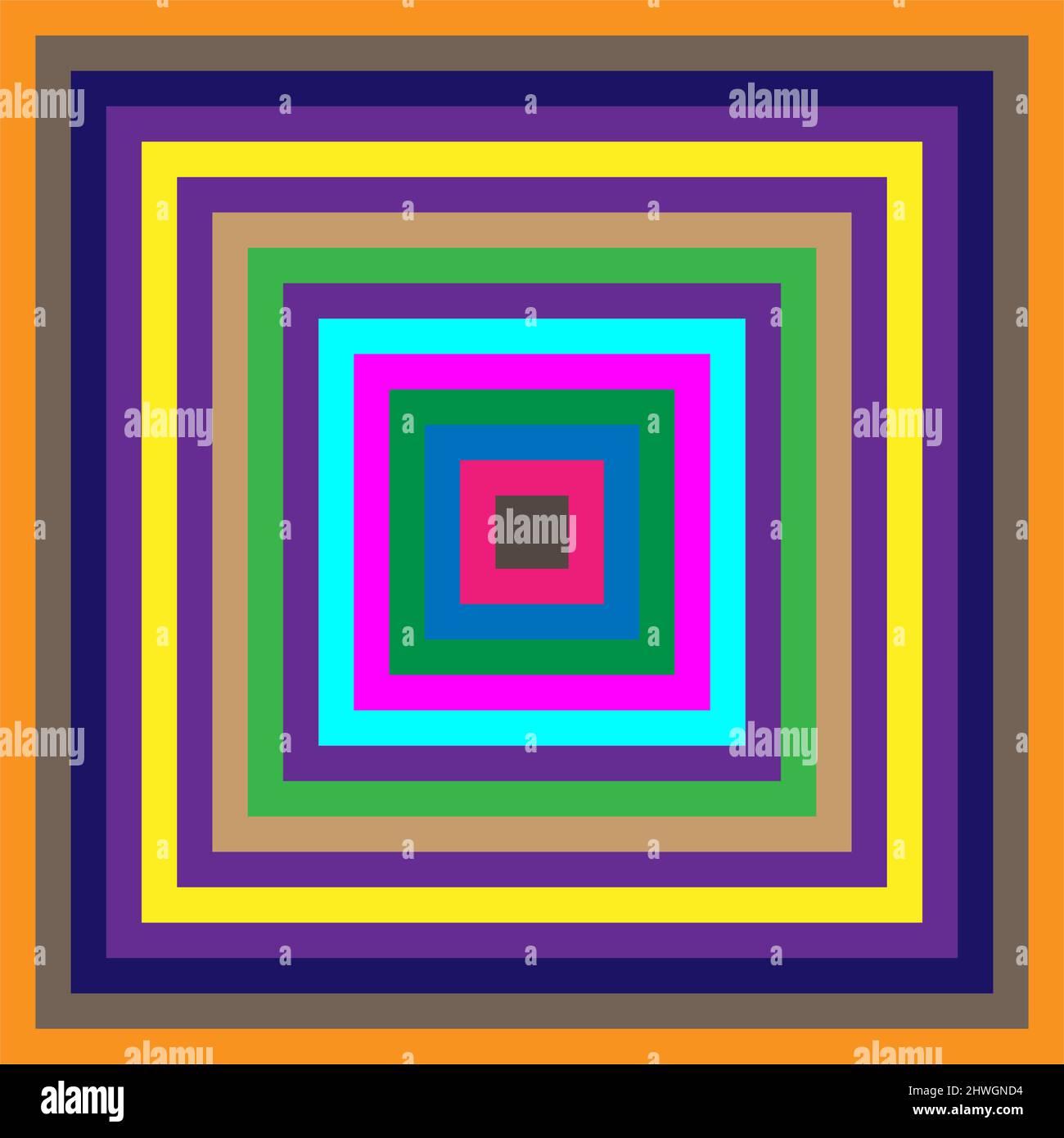 Radiating squares Cut Out Stock Images & Pictures - Alamy