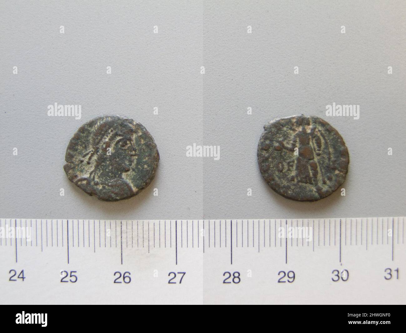 1 Nummus of Valens, Emperor of the Roman Empire from Unknown . Ruler ...