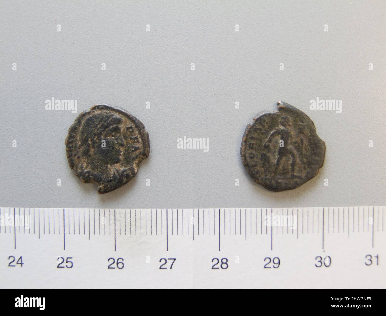 1 Nummus of Valens, Emperor of the Roman Empire from Nicomedia. Ruler ...