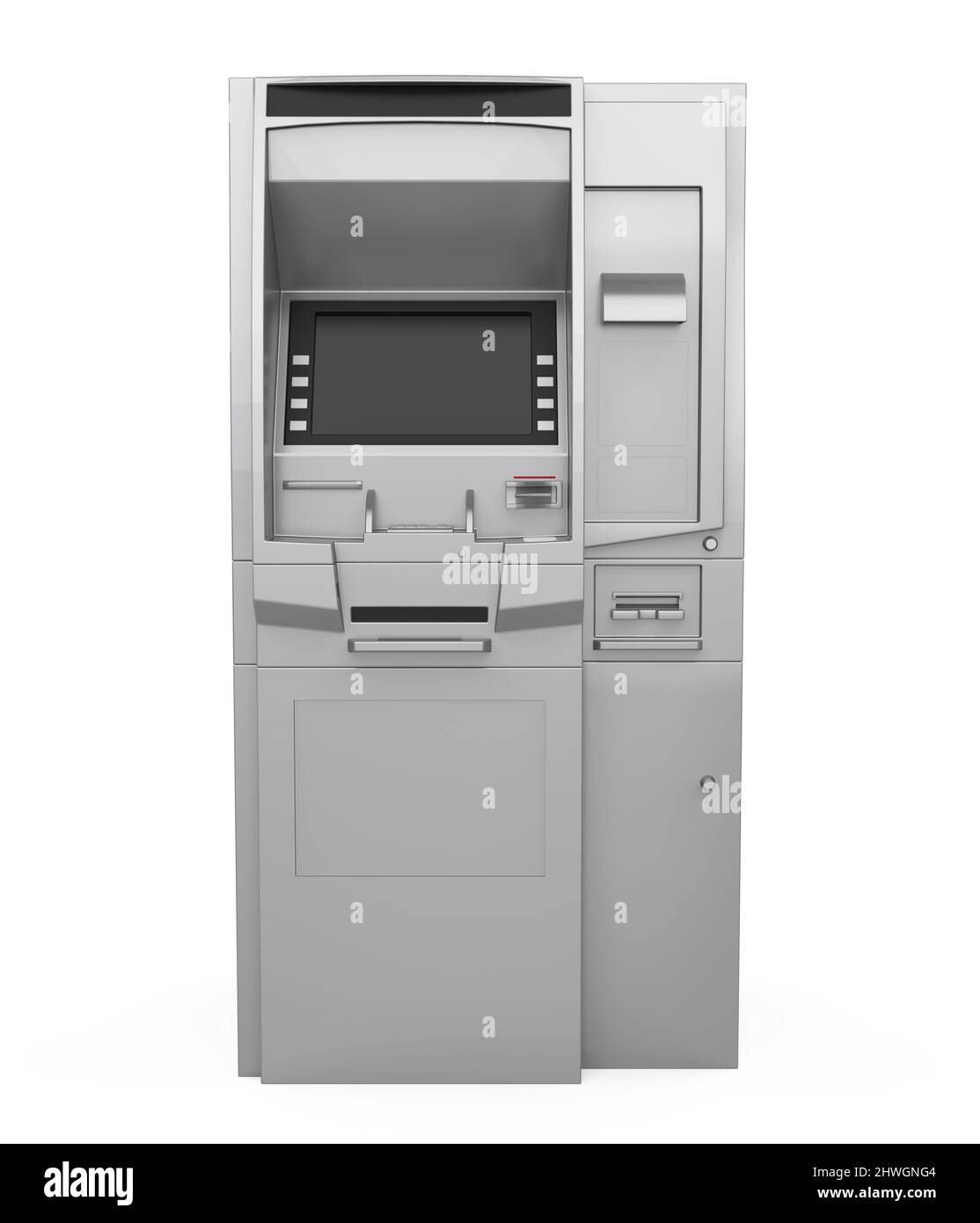 Automated Teller Machine Isolated Stock Photo - Alamy