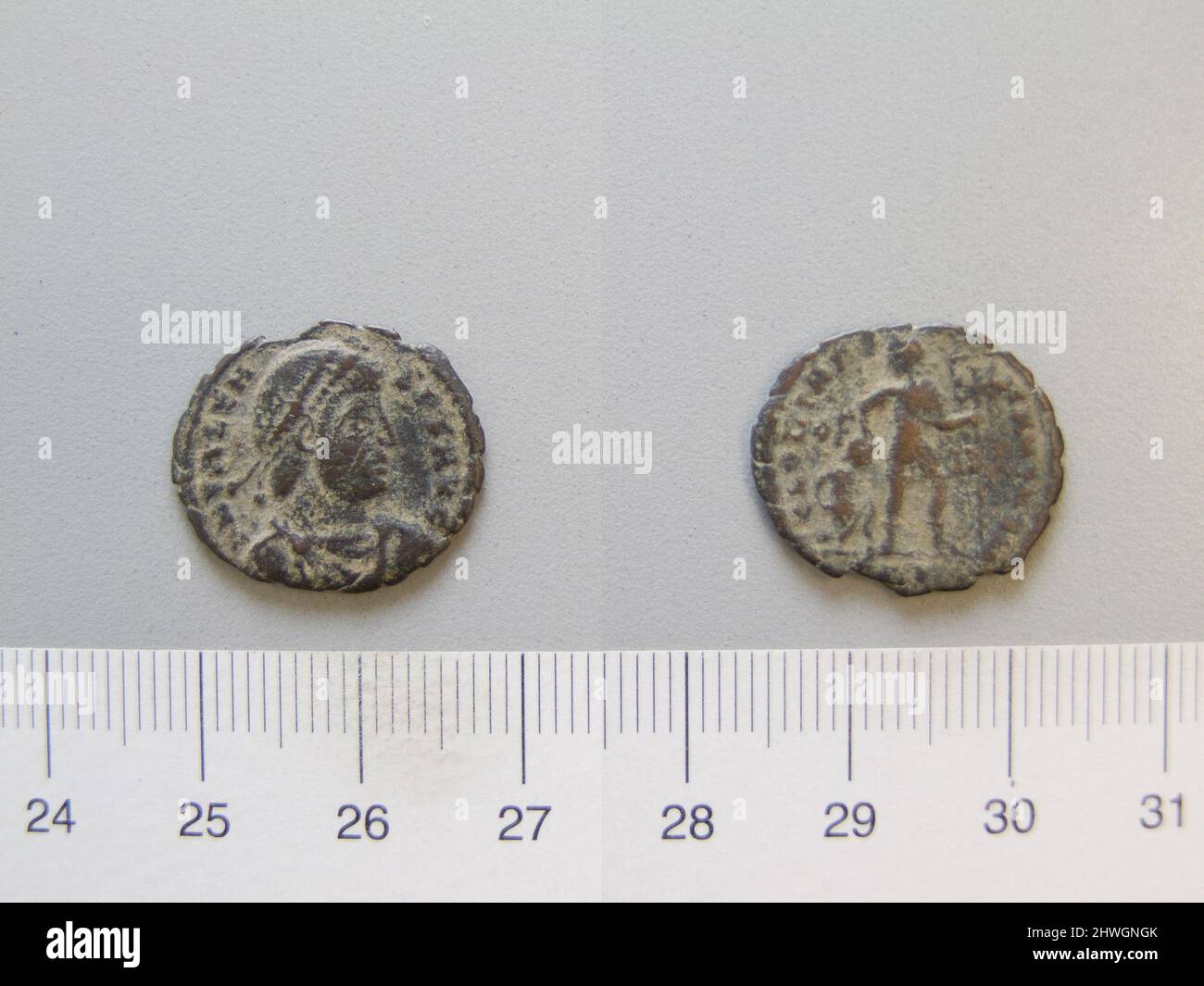1 Nummus of Valens, Emperor of the Roman Empire from Unknown . Ruler ...