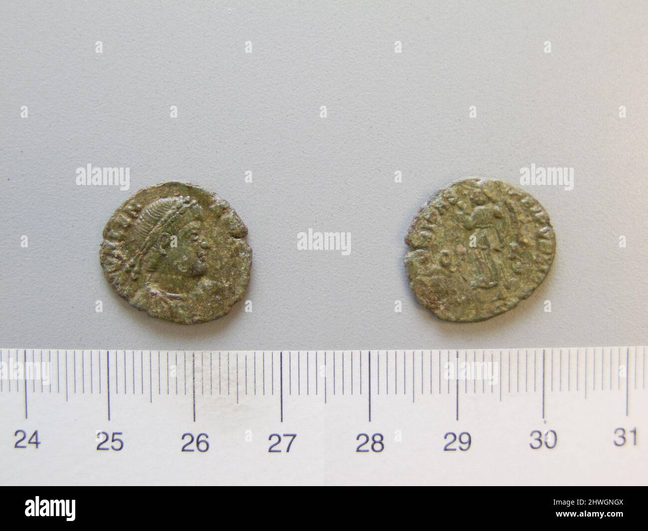 1 Nummus of Valens, Emperor of the Roman Empire from Unknown . Ruler ...