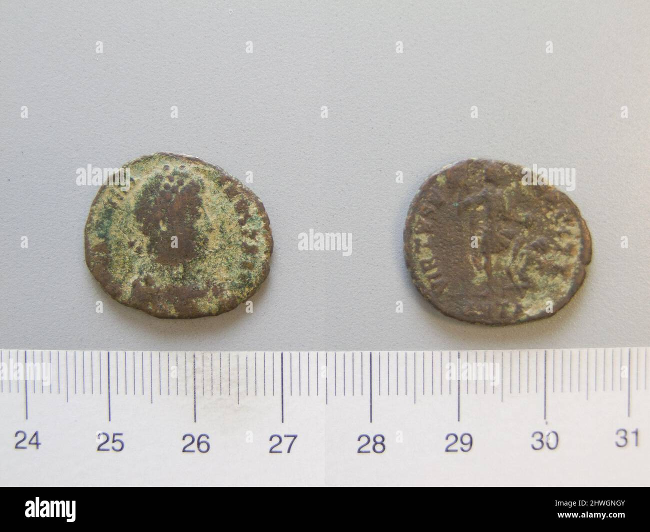 1 Nummus of Valentinian II, Emperor of Rome from Antioch. Ruler ...