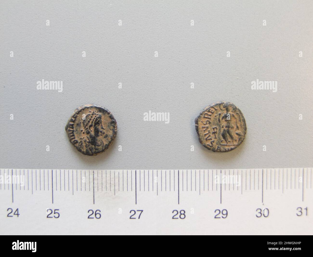 1 Nummus of Valentinian II, Emperor of Rome from Antioch. Ruler ...